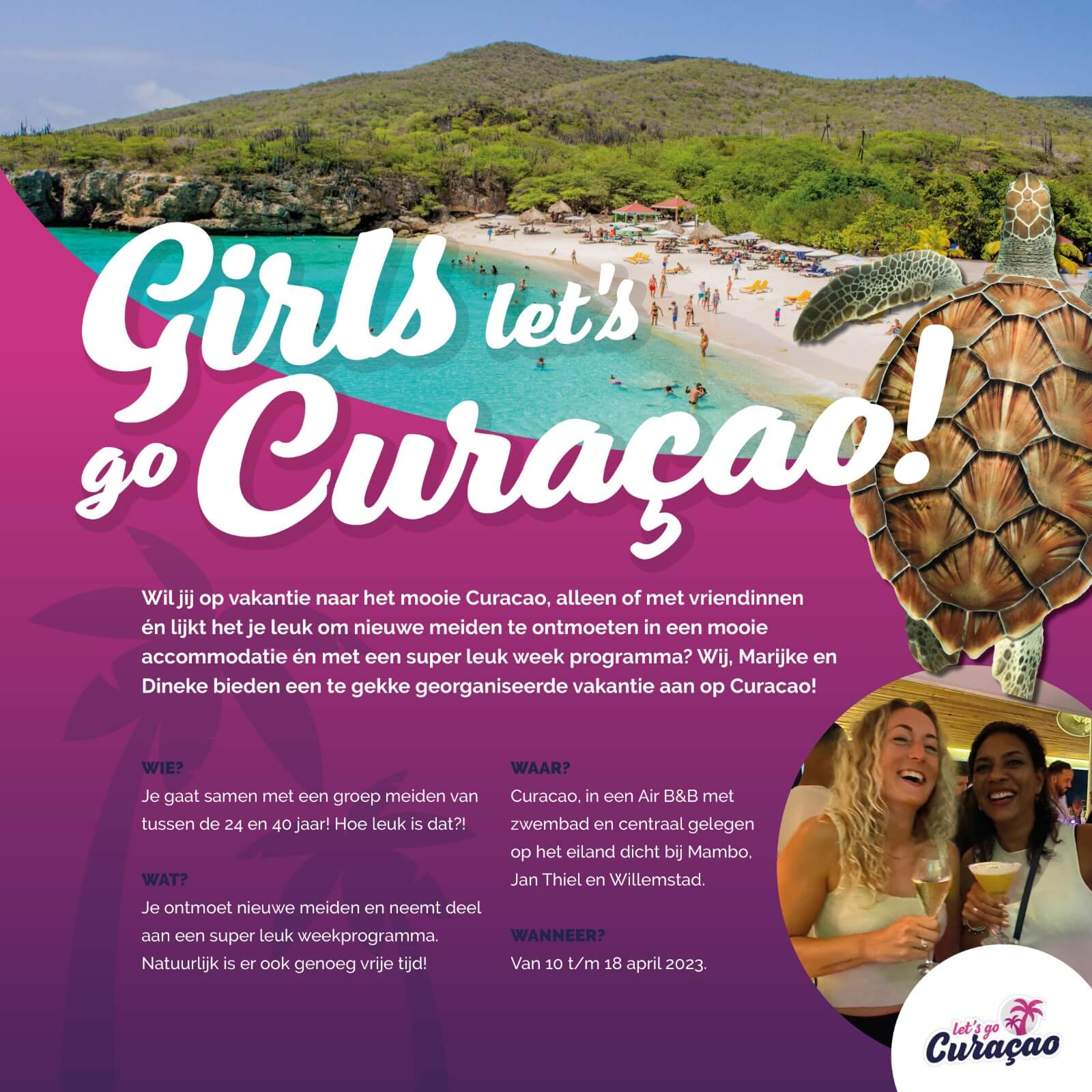 Girls Let's GO Curacao!!! - Let's Go Curaçao